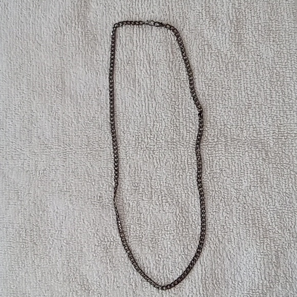 Jewelry | 48 Gunmetal Chain Necklace | Poshmark